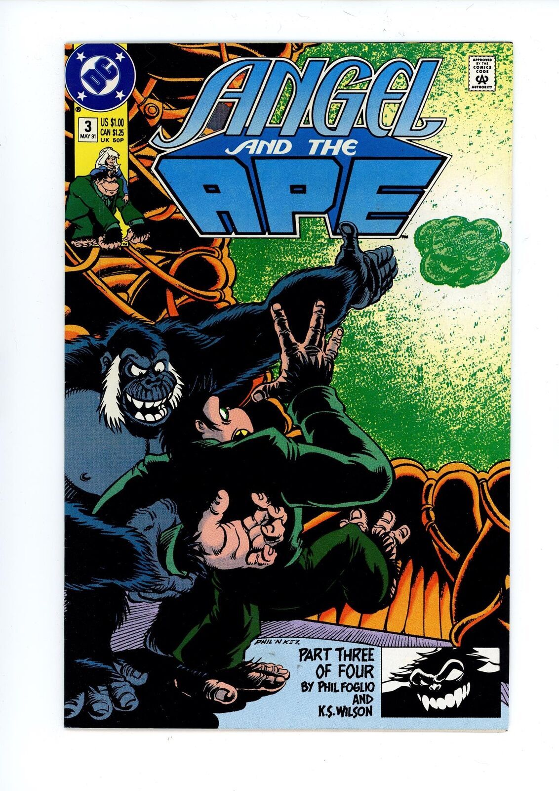 Angel and the APE #3 (1991) DC Comics VF+ | Comic Books - Copper Age ...