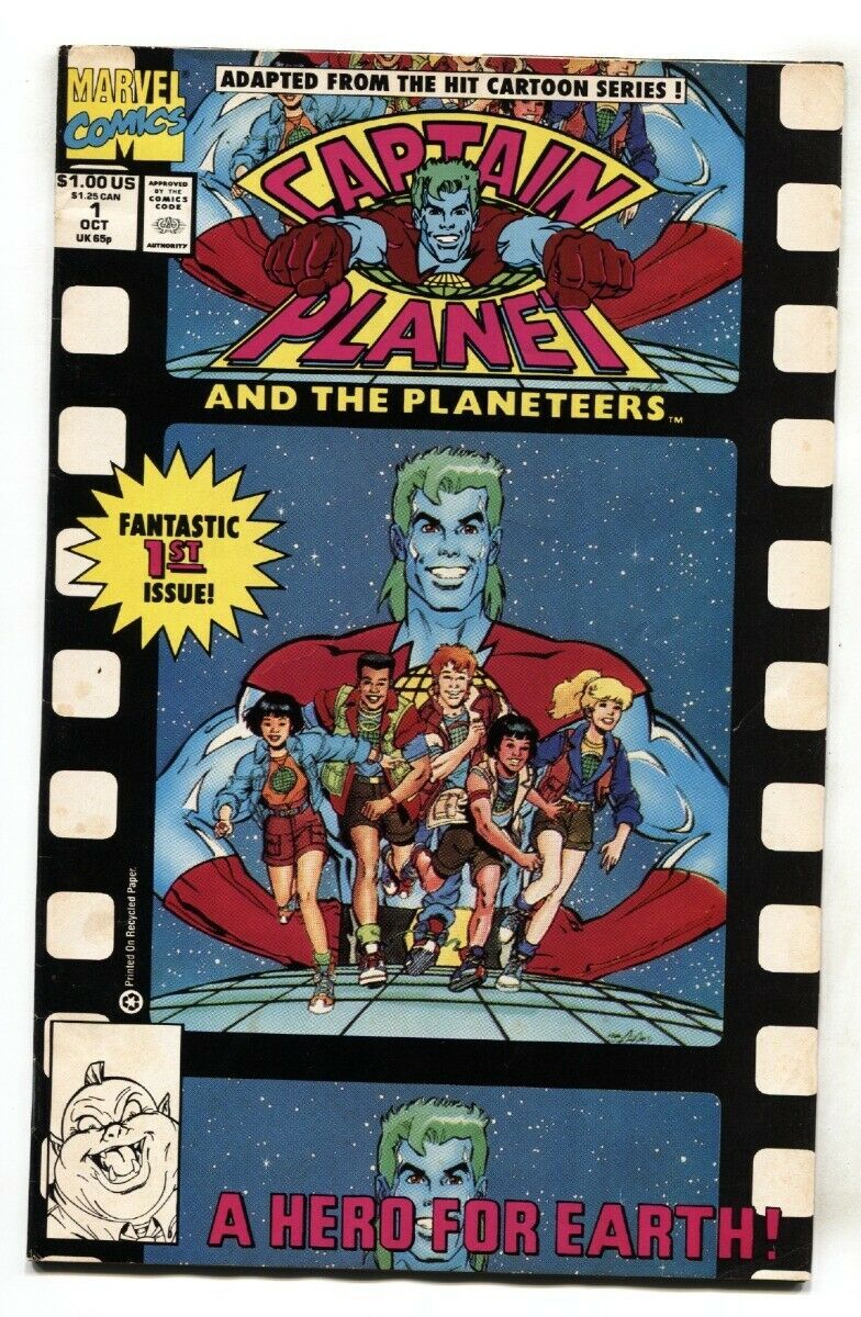 Captain Planet Comic Art