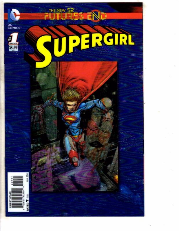 4 New 52 Future's End DC Comics # 1 NM Supergirl Superman Superboy ...