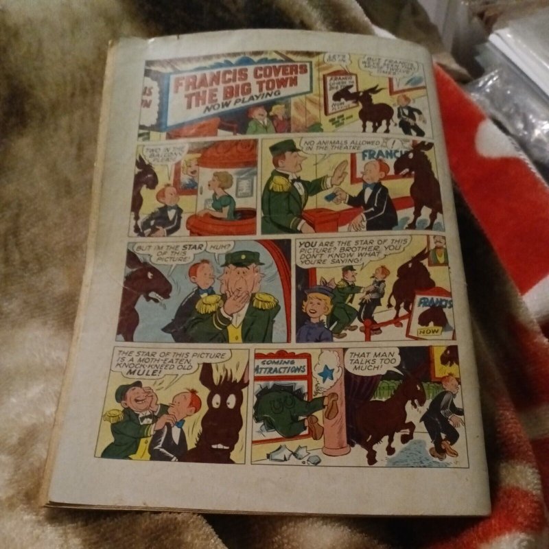 1953 Francis The Famous Talking Mule: Dell Comic Book #465-Four Color ...