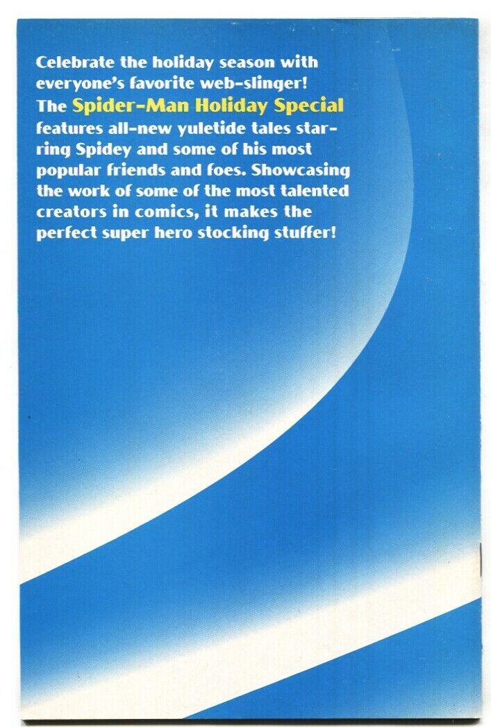 SPIDER-MAN HOLIDAY SPECIAL 1995-Venom cover Marvel comic book | Comic ...