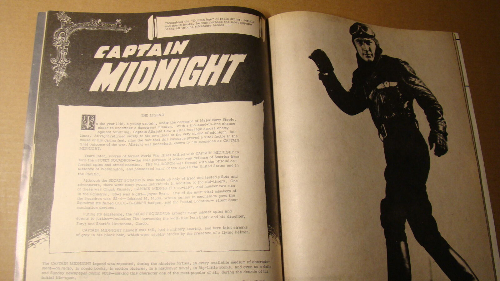 Monsters and Heroes 5 *Nice Copy* 1967 Famous Captain Midnight ...