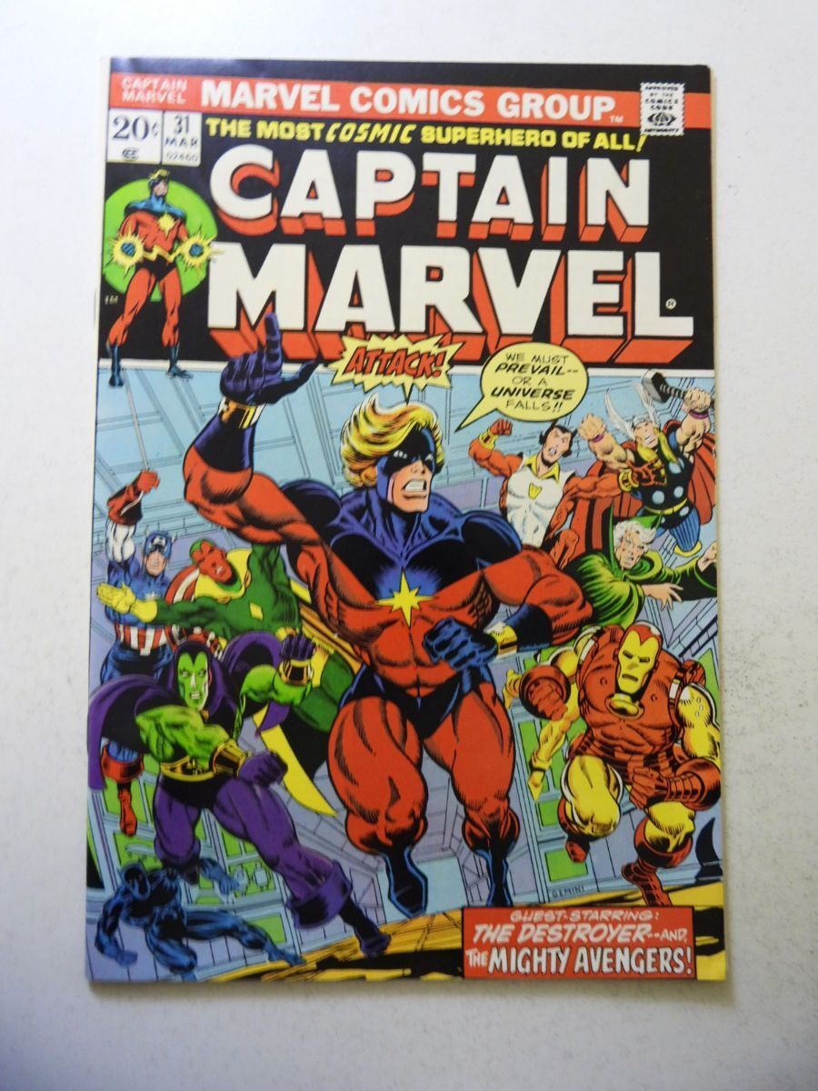 Captain Marvel #31 (1974) FN/VF Condition | Comic Books - Bronze Age ...