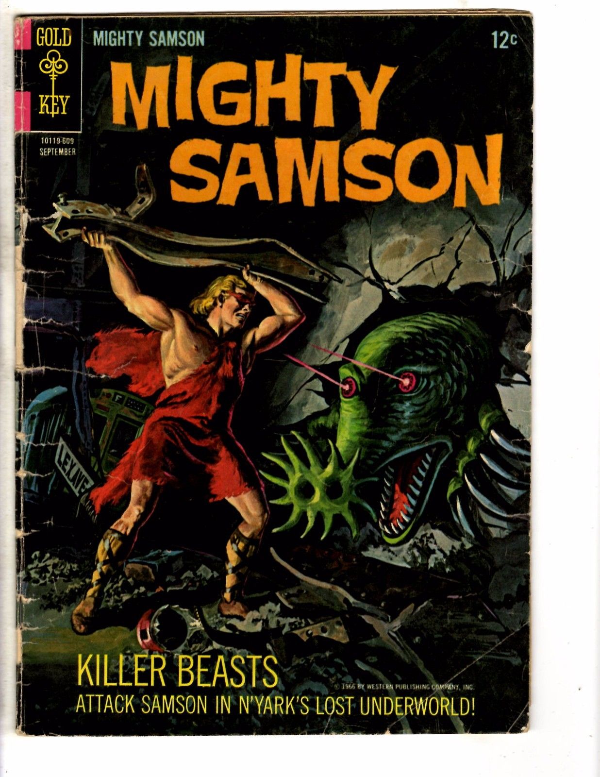 Lot Of 2 Mighty Samson Gold Key Comic Books # 7 11 1967 Jungle Series ...
