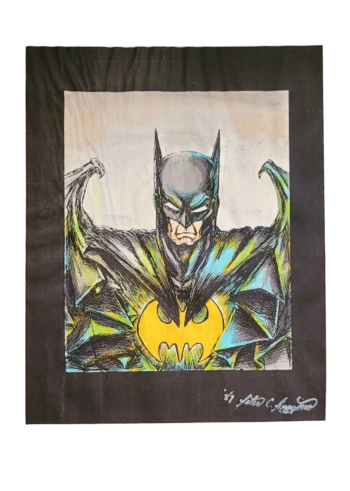 BATMAN: Dark Knight - Artist Commission/Original Signed WATERCOLOR Art ...