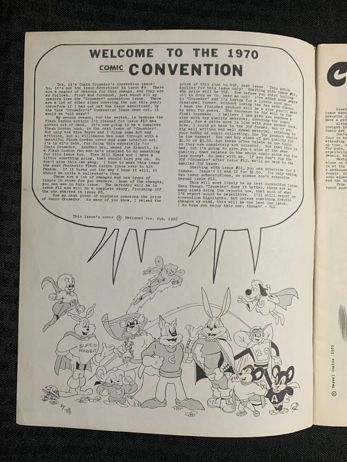 1970 COMIC CRUSADER #10 VG/FN 5.0 New York Comic Art Convention Issue | Comic Books - Bronze Age ...