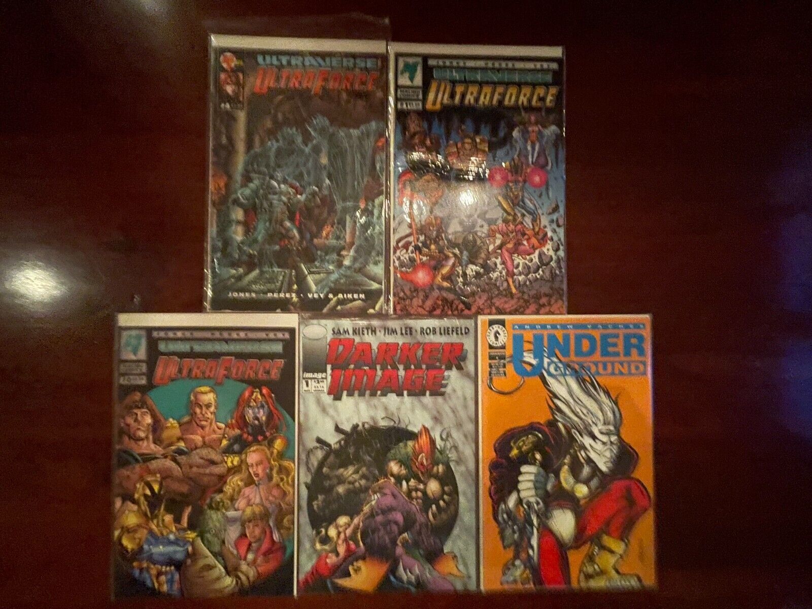 5 Indy Comic Books Underground Ground 4 Darker Image 1 Ultraforce 0 1 4 ...