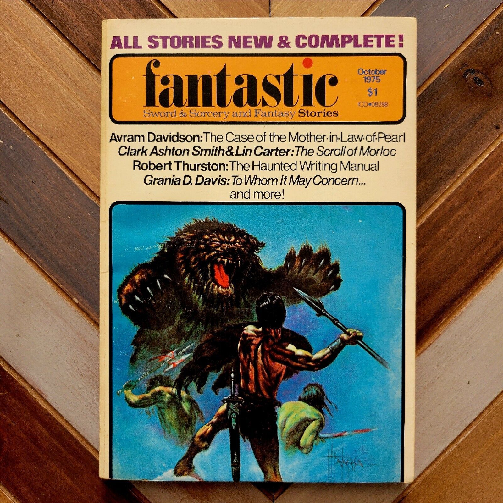 Fantastic Vol.24 #6 FN/VF (July 1975) SCROLL of MORLOCK | Lin Carter ...