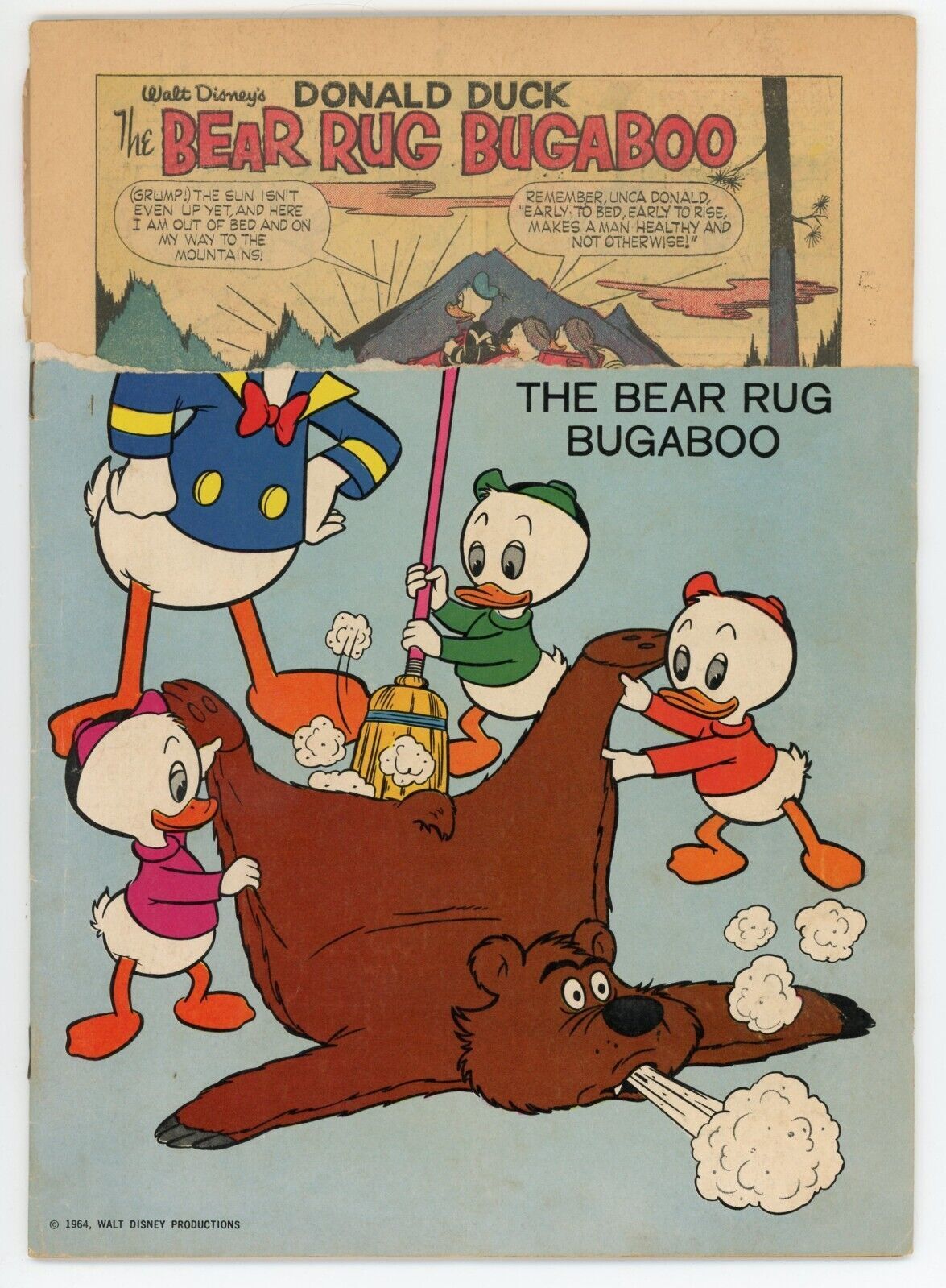 Walt Disney’s Donald Duck 95 Fair 1.0 Gold Key 1964 Silver Age Beagle ...