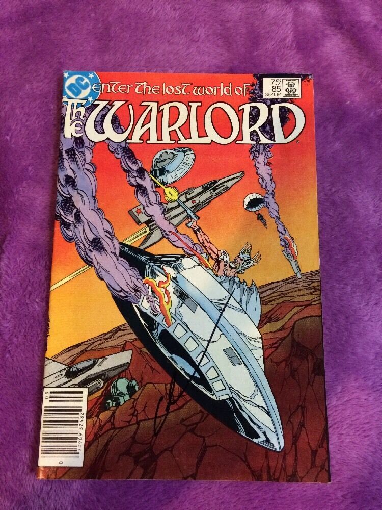 The warlord #85 rare bronze age signed by gary cohn dc comics comic ...