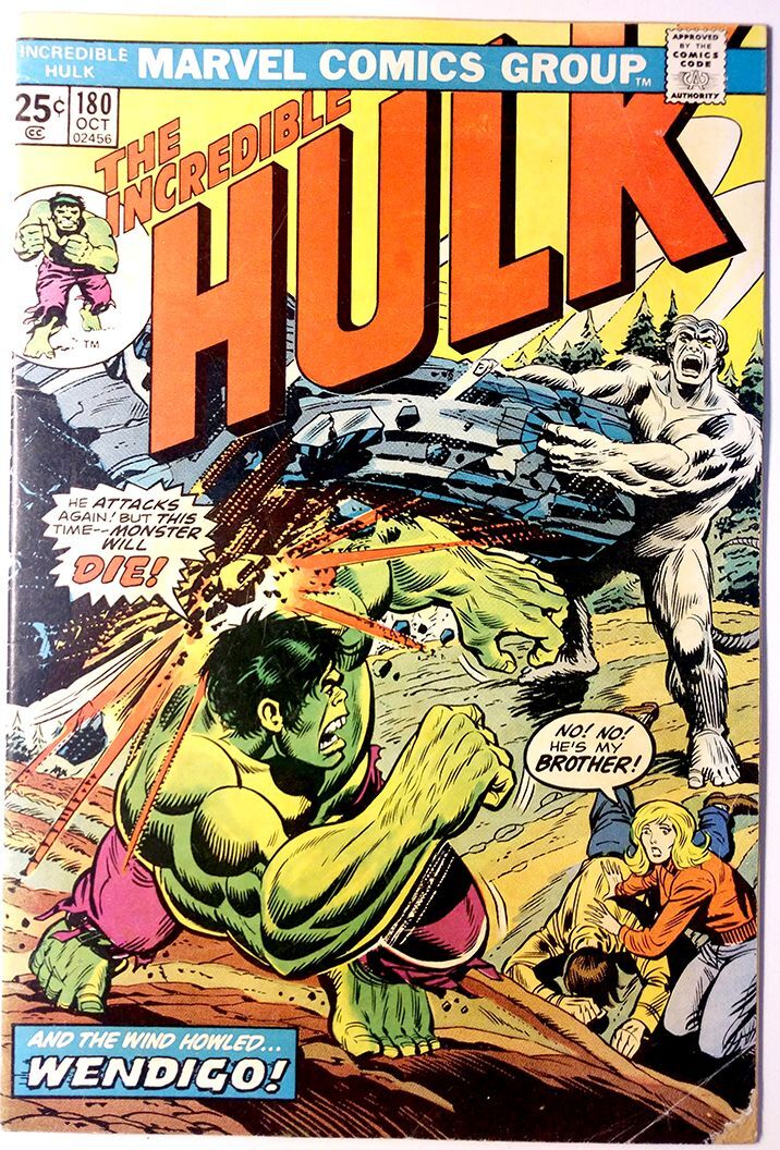 The Incredible Hulk #180 (5.5, 1974) 1st Cameo/Full App? Stamp Intact ...