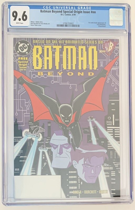 (1999) Batman Beyond Special Origin Issue #NN CGC 9.6 1st Terry ...