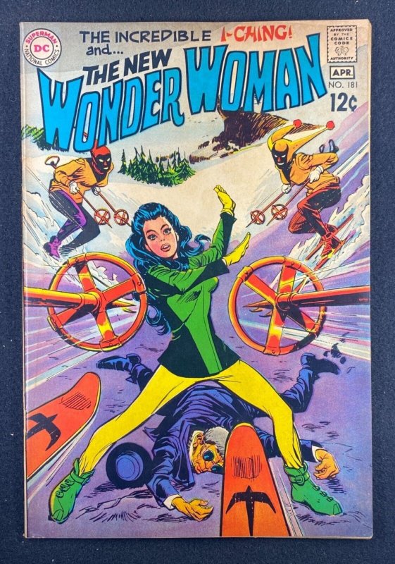 Wonder Woman (1942) #181 FN- (5.5) Mike Sekowsky I-Ching Tim Trench ...