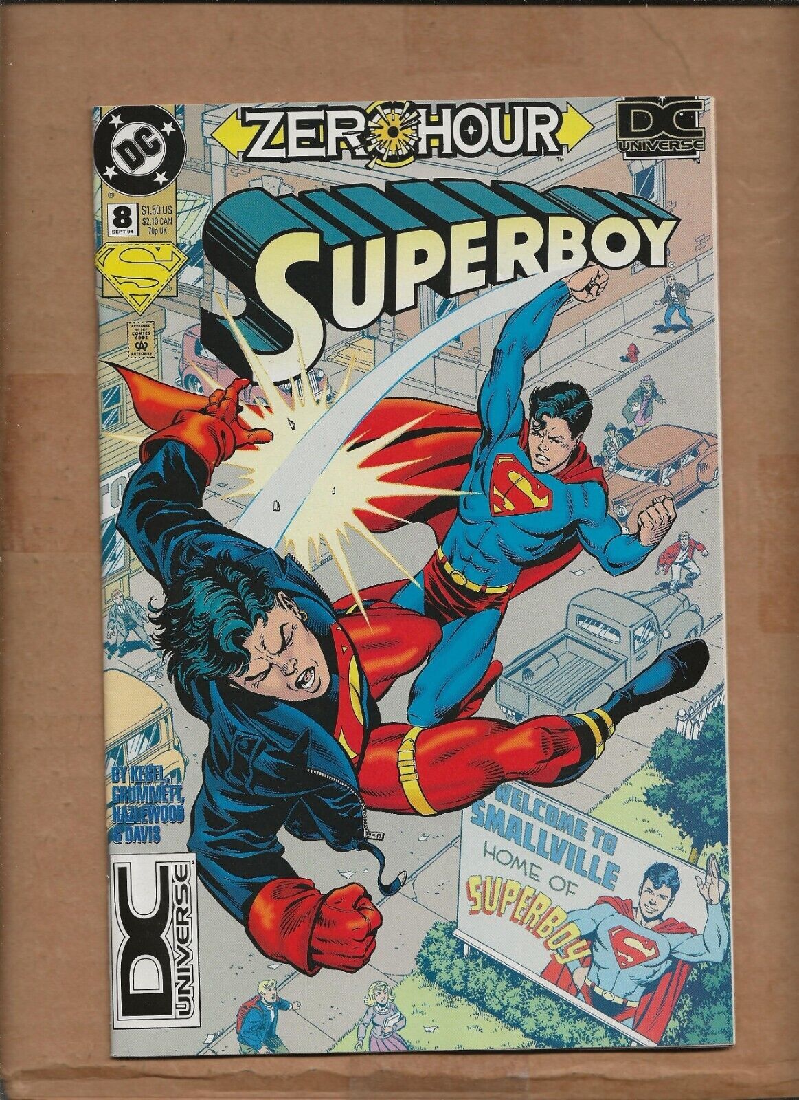 Superboy #8 DCU Variant Logo BOX Variant Zero Hour DC Universe | Comic ...