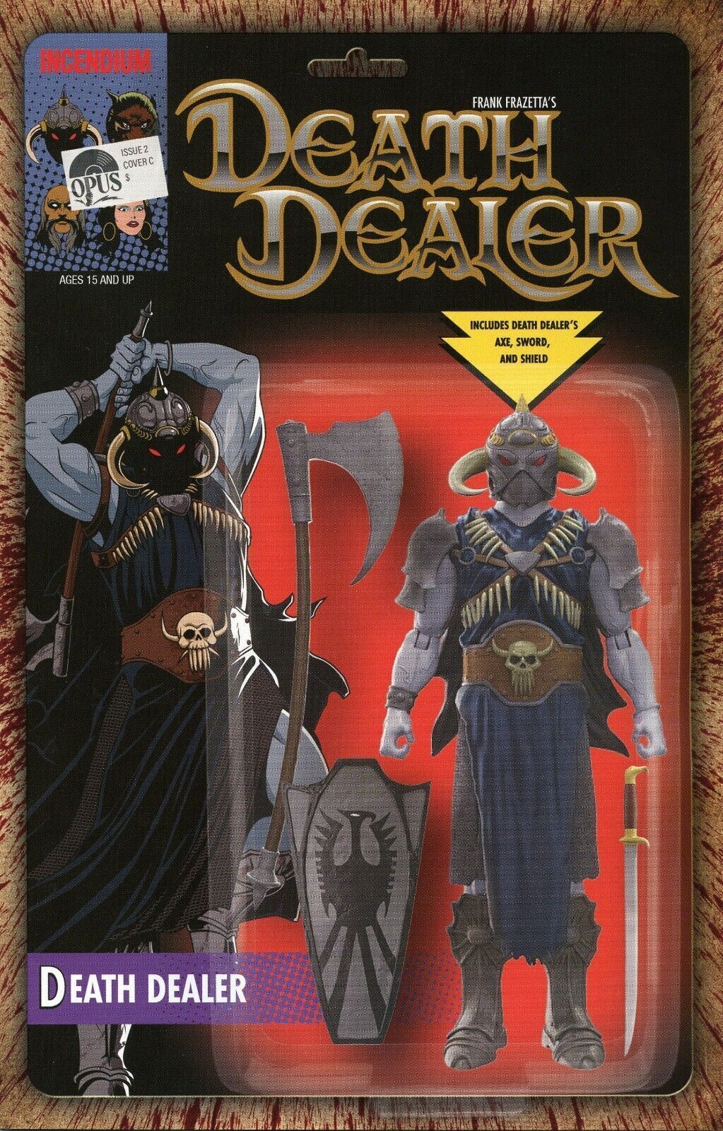 Frank Frazetta Death Dealer #2 1:5 Action Figure Variant Opus Comics ...