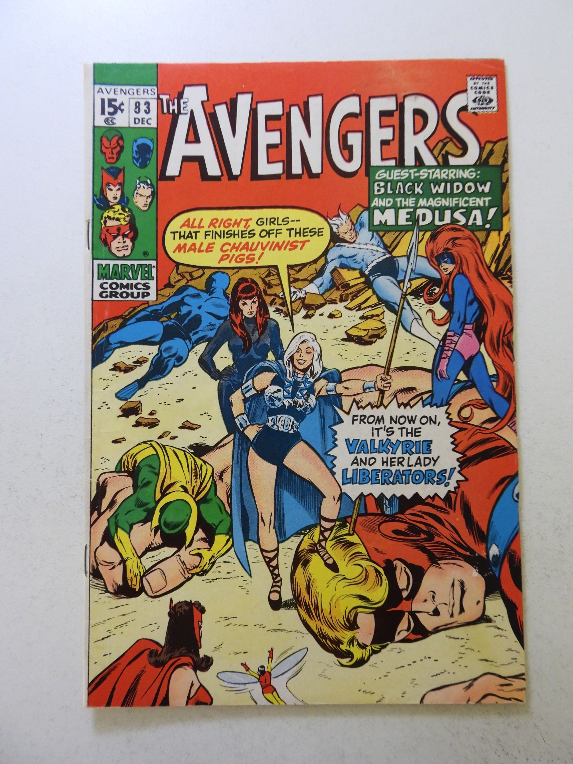 The Avengers #83 (1970) 1st appearance Valkyrie and The Lady Liberators ...