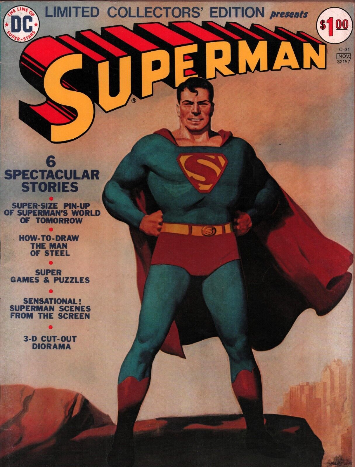 DC LIMITED COLLECTORS' EDITION SUPERMAN - 6 Spectacular Stories - (VG ...
