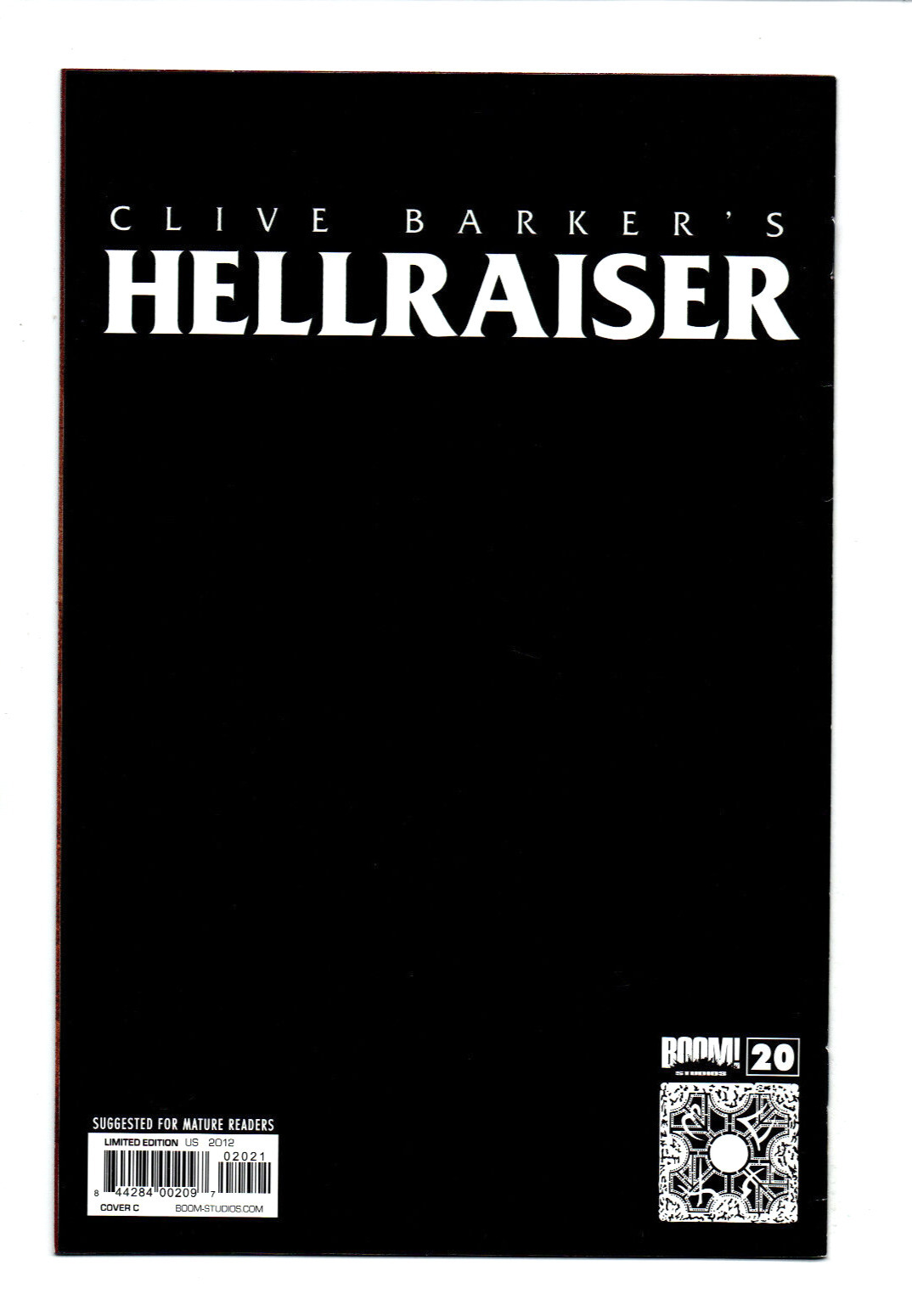 Hellraiser #20 Limited Virgin C Variant - Clive Barker - Horror - 2012 - NM | Comic Books ...