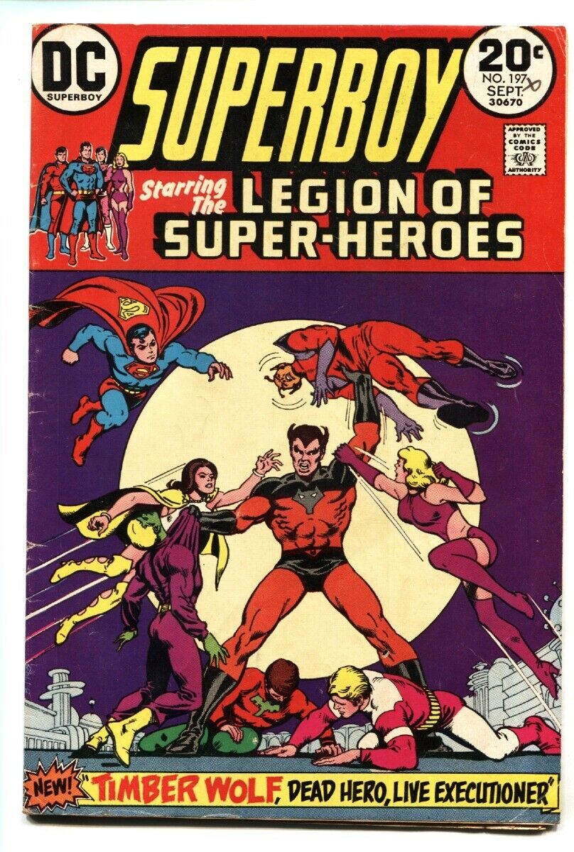 Superboy and the Legion of Super-Heroes #197-1st appearance of Tyr ...