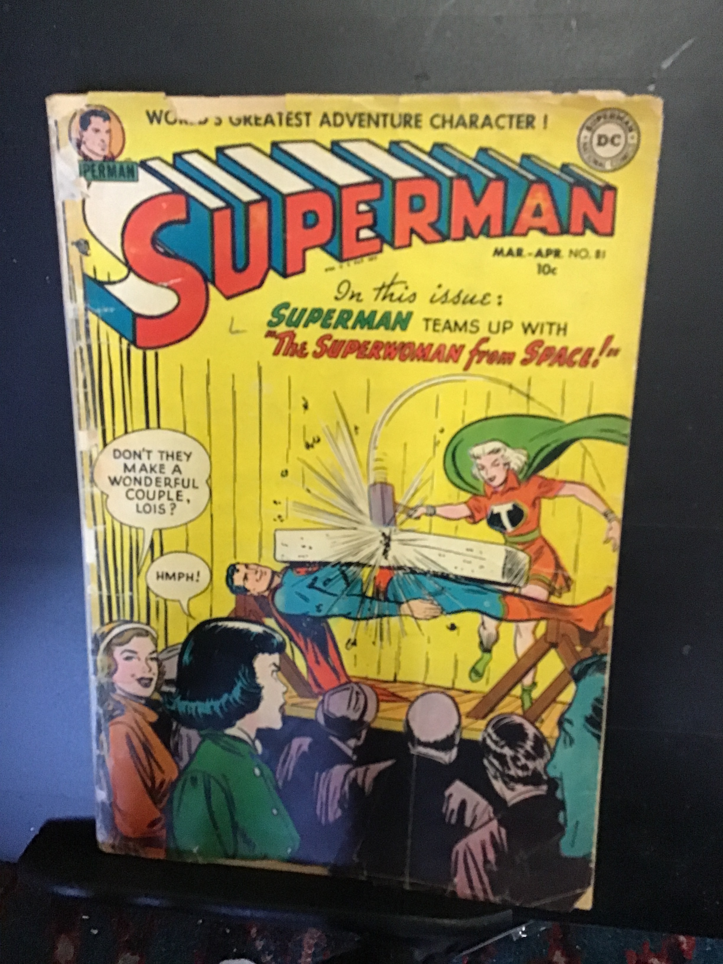 Superman #81 (1953) affordable grade 1st Super Women from space! Lex ...