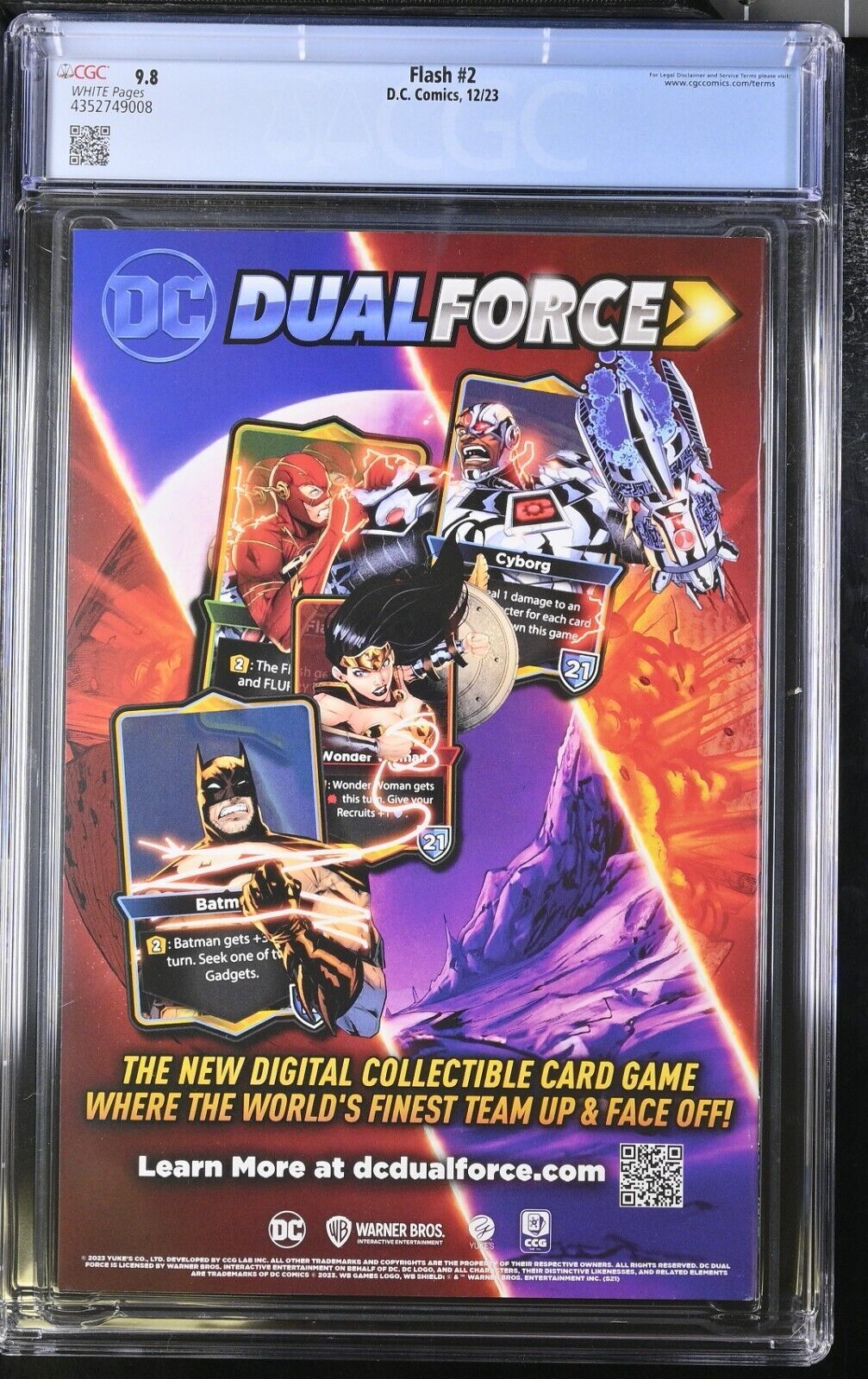 Flash #2 CGC 9.8 1st Appearance of The Stillness DC 2023 Mike Deodato ...