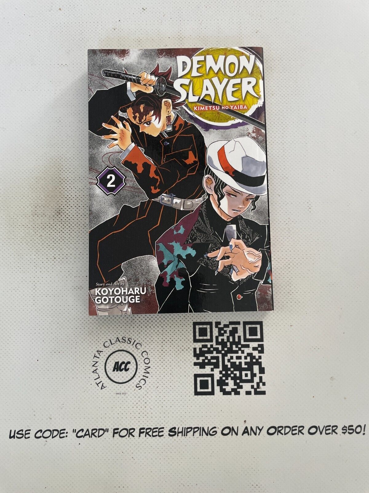 Demon Slayer Vol. # 2 Manga Book Viz Comics Kimetsu No Yaiba K Gotouge ...