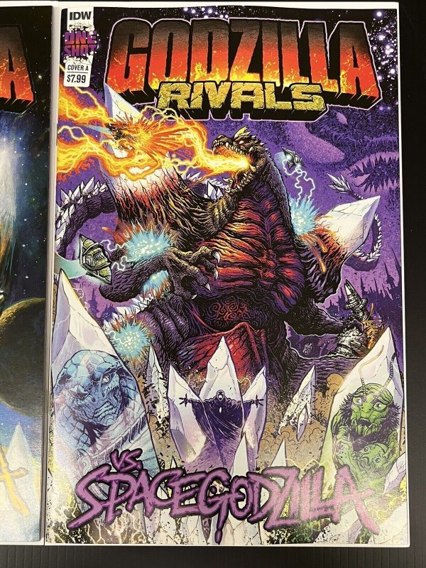 Godzilla Rivals VS. Spacegodzilla (2023) CVR a + C 1:10 Eggleton IDW ...