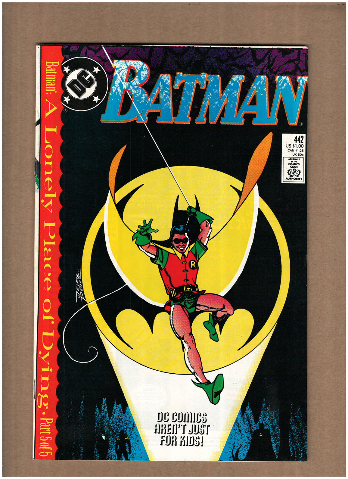 Batman #442 DC 1989 Lonely Place Dying 1st TIM DRAKE AS ROBIN VF+ 8.5 ...