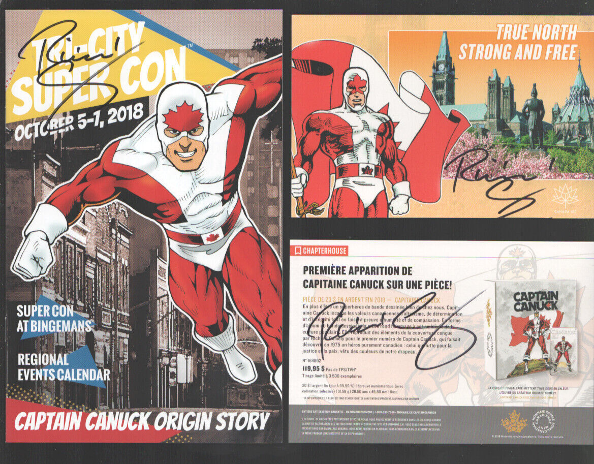 Tri-City Supercon Promo Comic -Captain Canuck Origin Comic Story 10/ ...