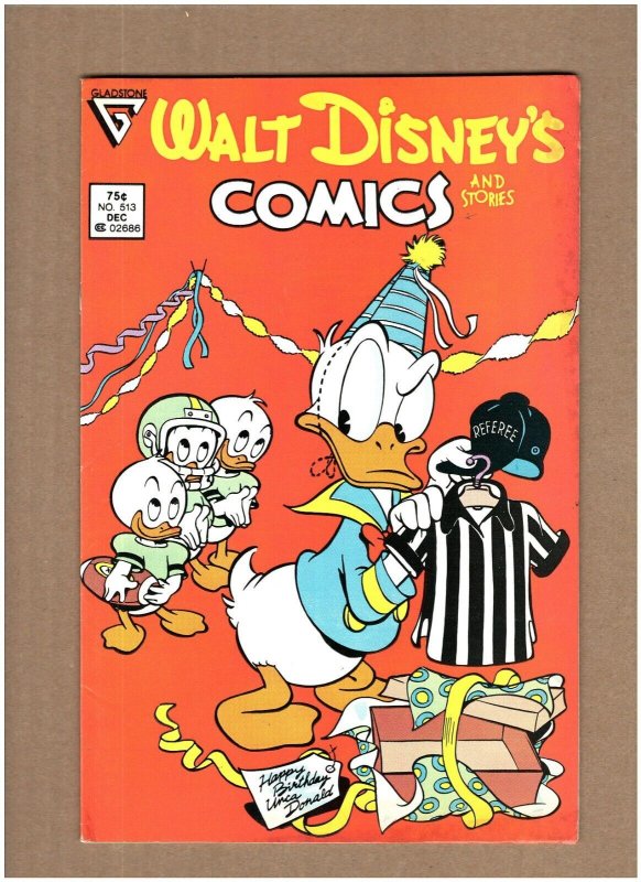 Walt Disneys Comics And Stories 513 Gladstone Comics 1986 Donald Duck