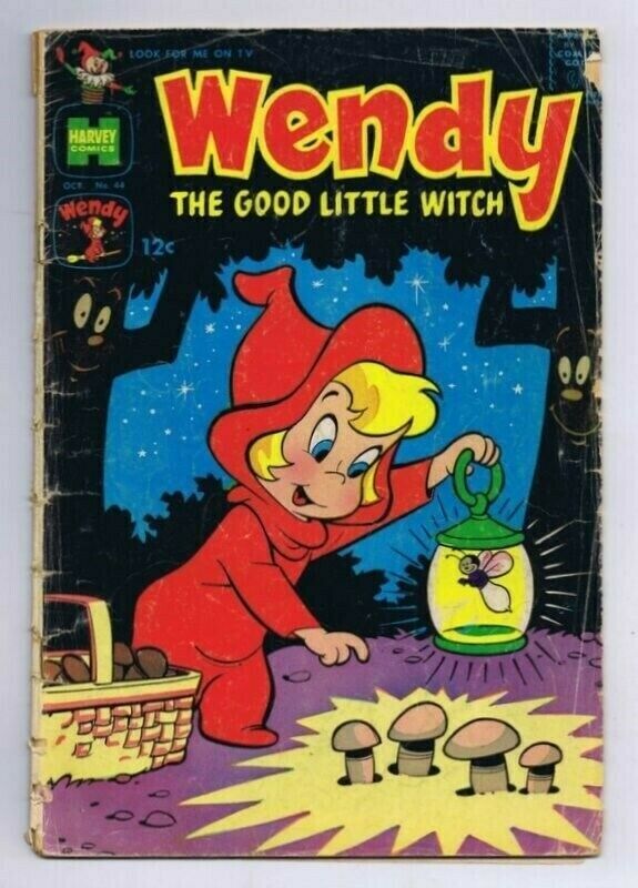 Wendy Good Witch #44 ORIGINAL Vintage 1967 Harvey Comics | Comic Books ...