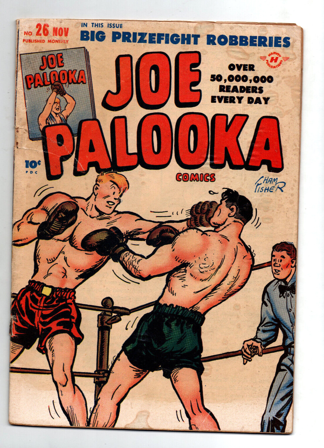 Joe Palooka Comics #26 - boxing - Harvey - 1948 - GD | Comic Books ...