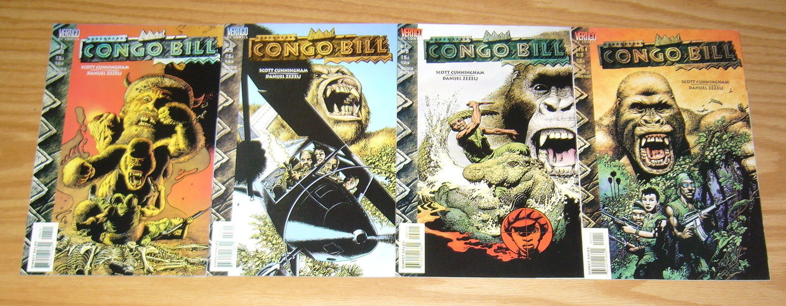 Congo Bill #1-4 VF/NM complete series - richard corben - for king kong ...