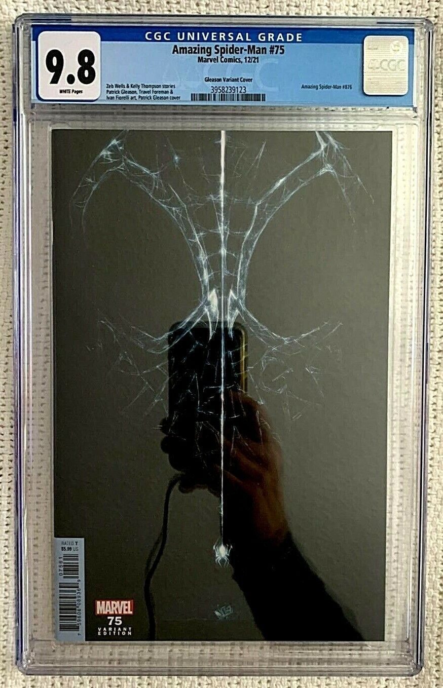 Marvel Amazing Spider-Man #75 Patrick Gleason Minimal Trade Variant CGC ...