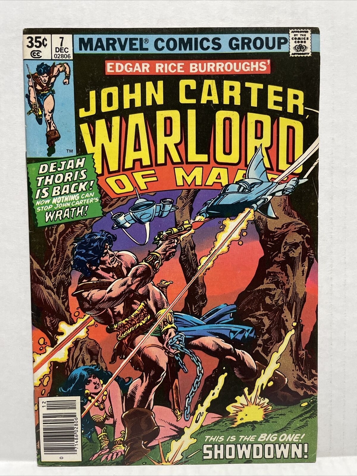 John Carter Warlord Of Mars #7 | Comic Books - Bronze Age, Marvel ...