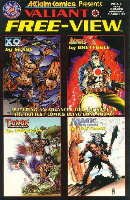 Valiant Free-View #1 VF ; Valiant | Magic the Gathering | Comic Books ...