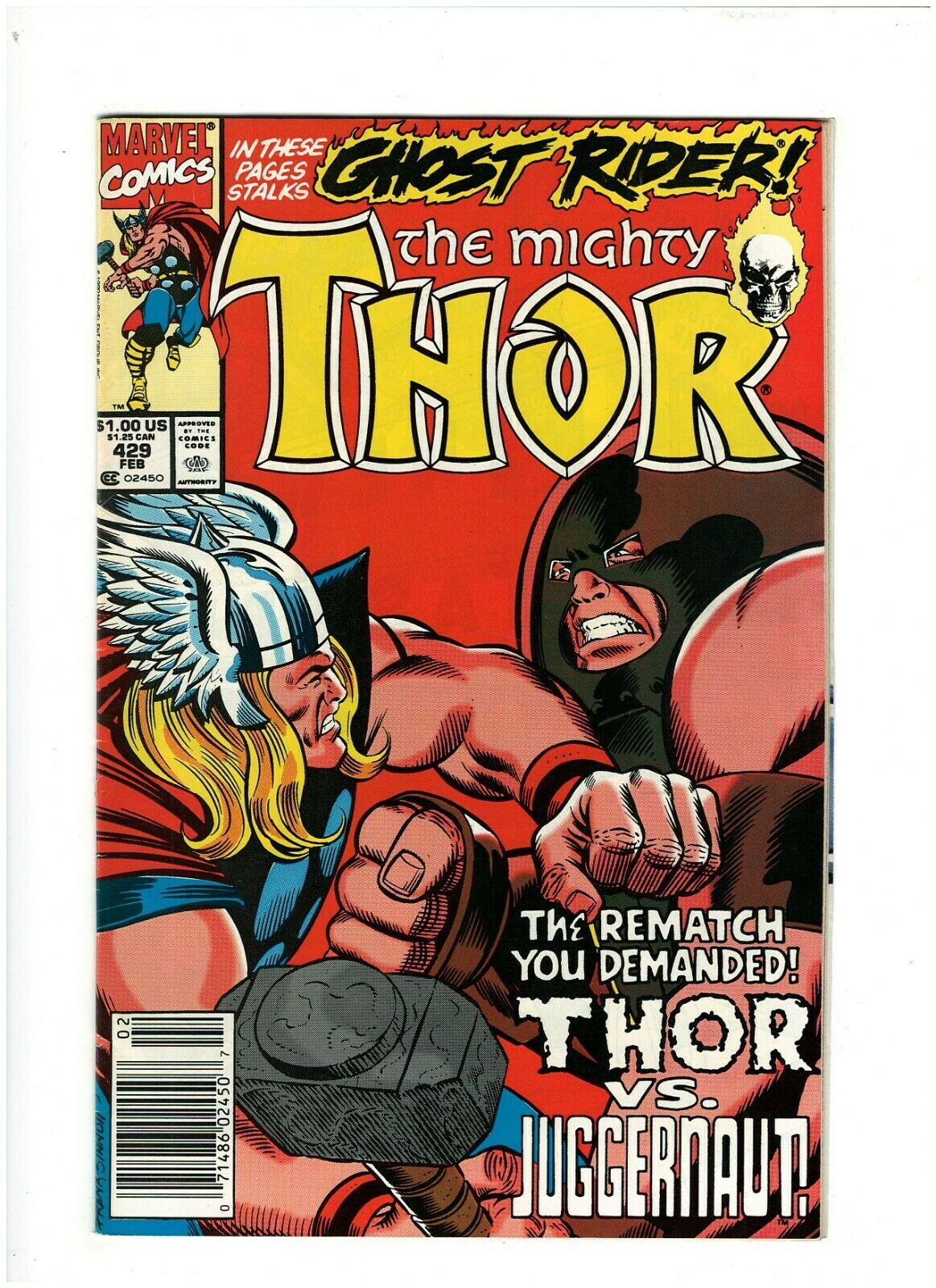 Ghost Rider Vs Juggernaut