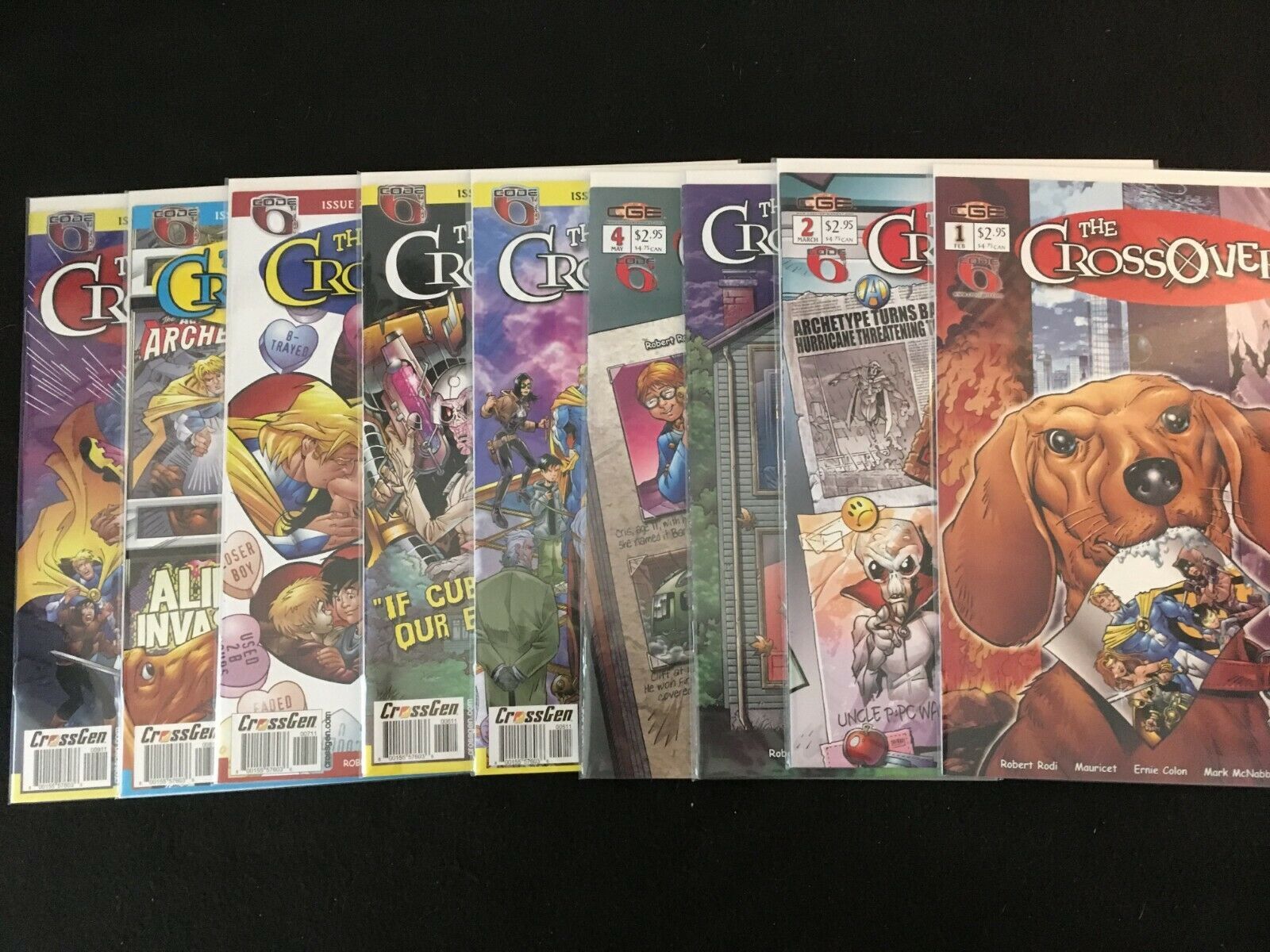 THE CROSSOVERS #1, 2, 3, 4, 5, 6, 7, 8, 9 VFNM Condition, CrossGen ...