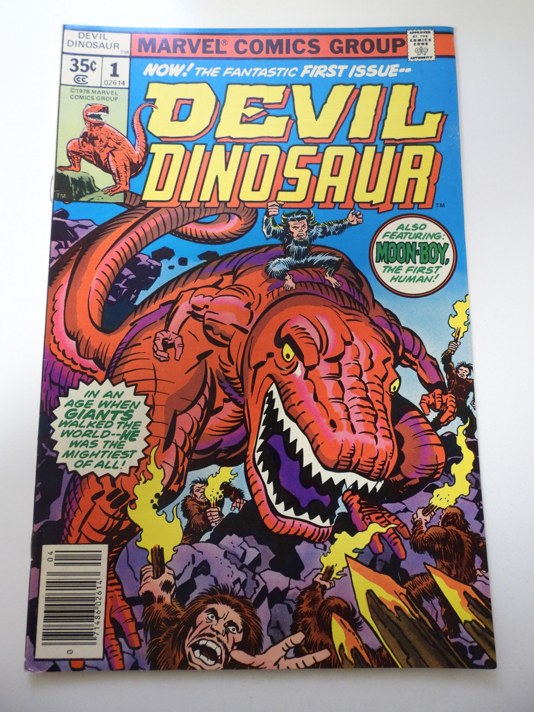 Devil Dinosaur #1 (1978) 1st Devil Dinosaur & Moon-Boy! VF Condition ...