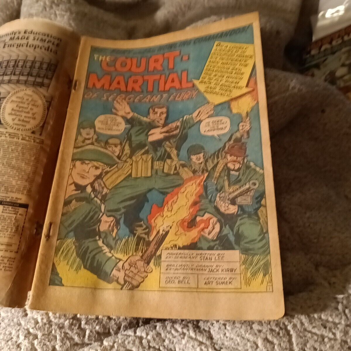 Marvel Comics SGT Fury and HIS Howling Commandos 7 Jack Kirby Stan LEE ...