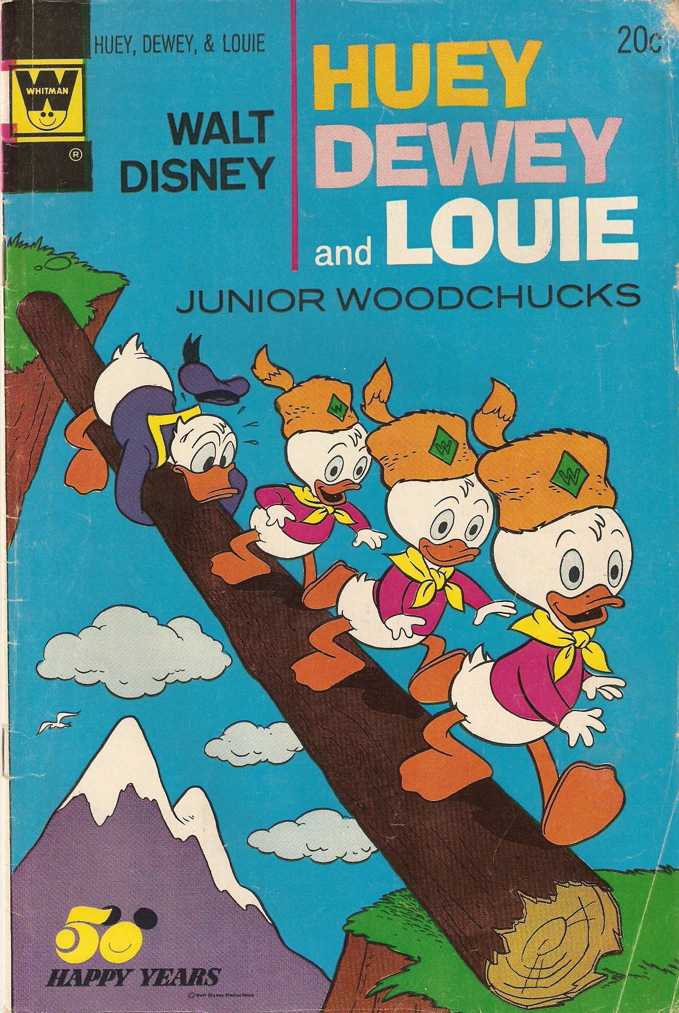 Huey, Dewey, and Louie Junior Woodchucks #21A VG ; Gold Key | low grade ...