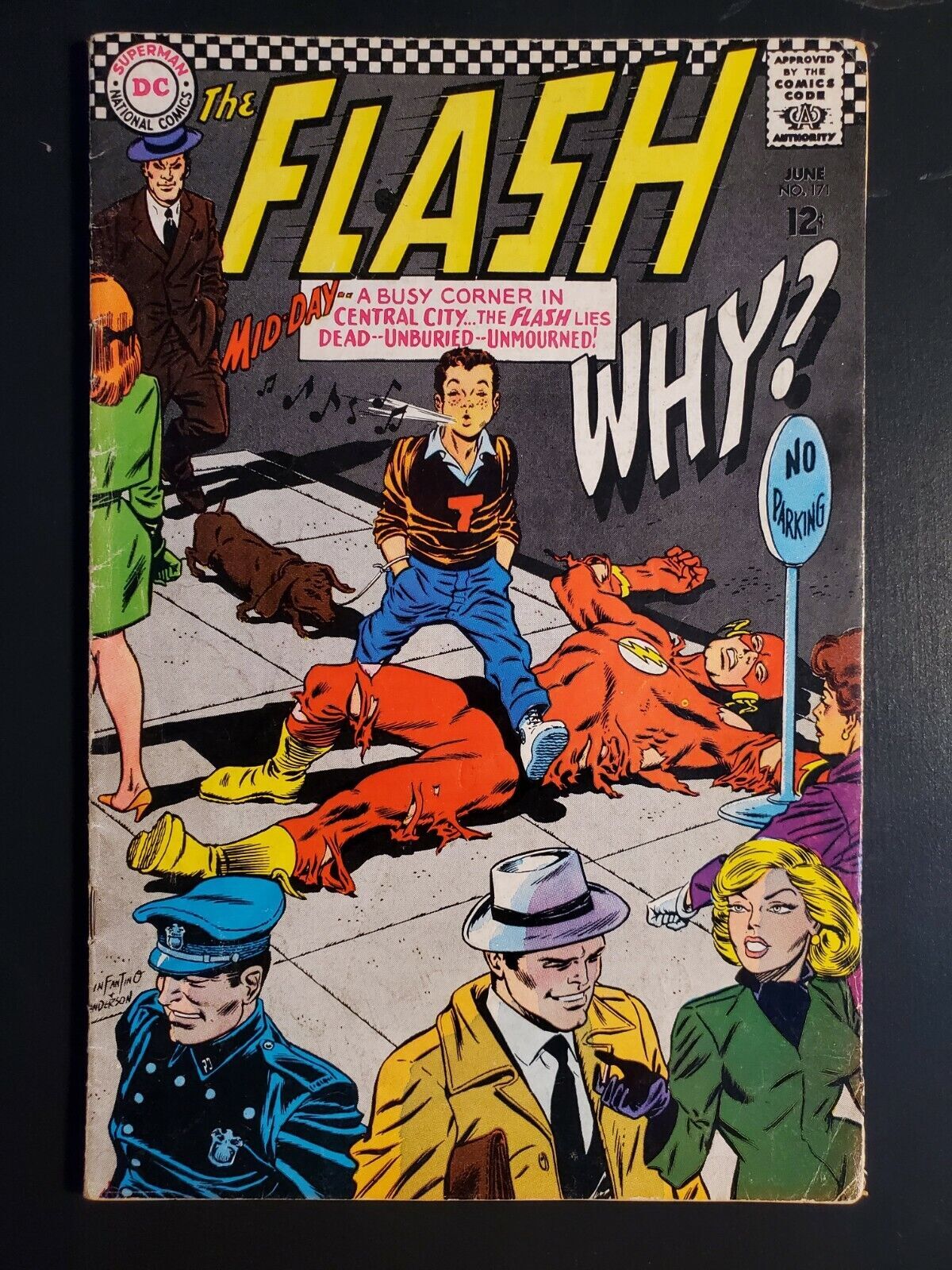 Flash #171 (1967) GVG (3.0) Here Lies the Flash Dead and Unburied vs Dr ...