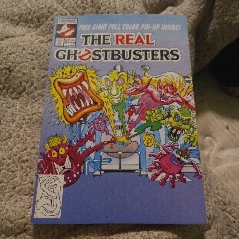 Real Ghostbusters #27 (Nov 1990, Now) Includes Pin-Up modern Age ...