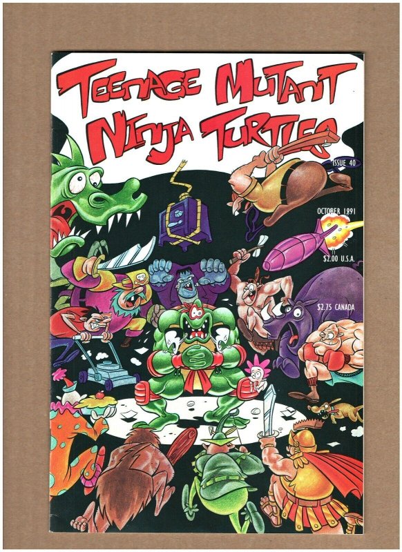 Teenage Mutant Ninja Turtles #40 Mirage Studios 1991 Raphael VF 8.0 ...