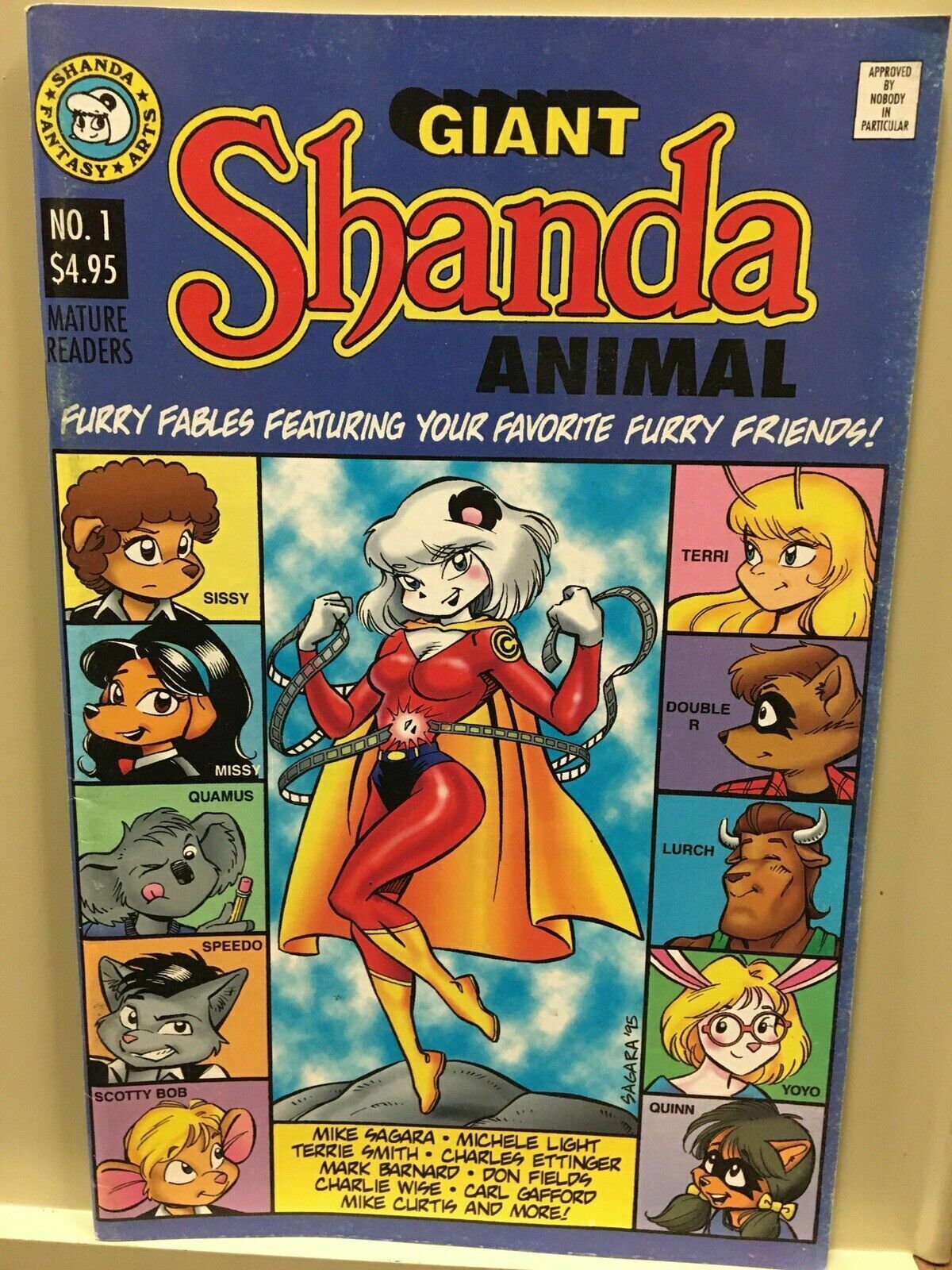 Giant Shanda Animal #1 1996 HTF Furry Anthropomorphic | Comic Books ...