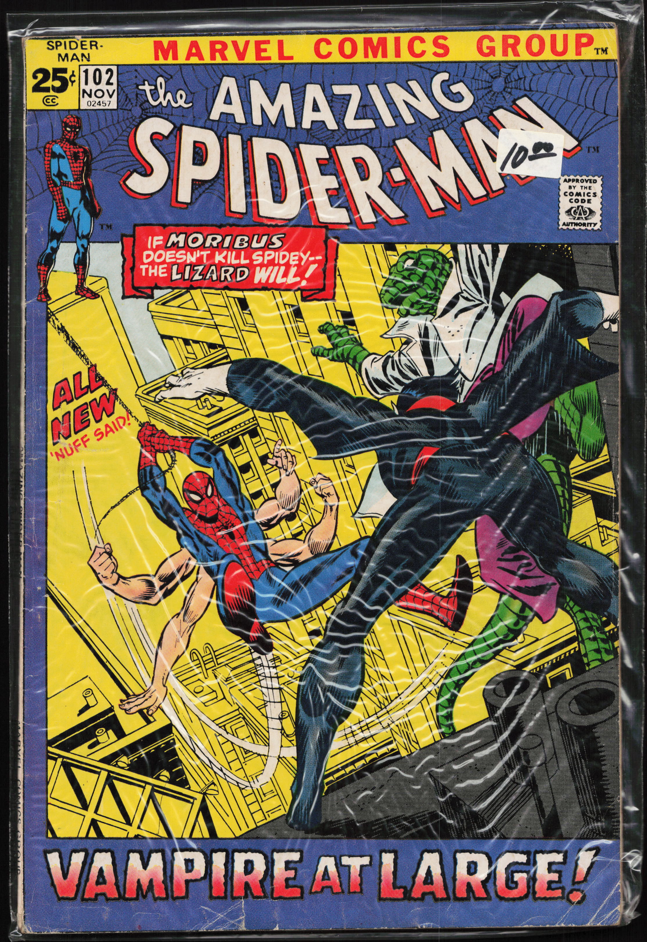 The Amazing Spider-Man #102 (1971) Spider-Man [Key Issue] | Comic Books ...