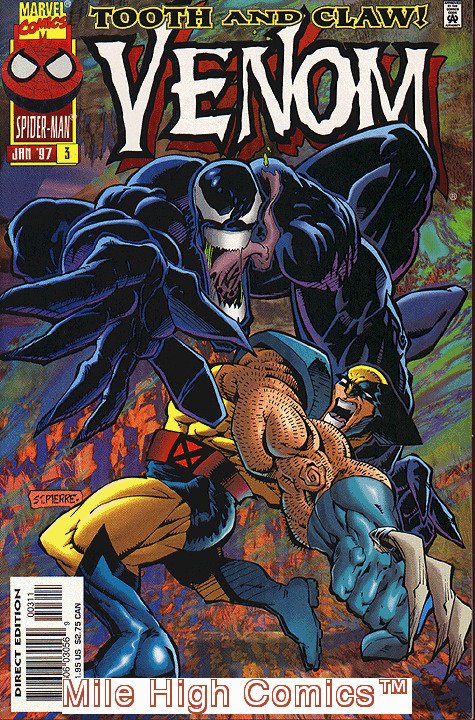 VENOM: TOOTH & CLAW (1996 Series) #3 Good Comics Book | Comic Books ...