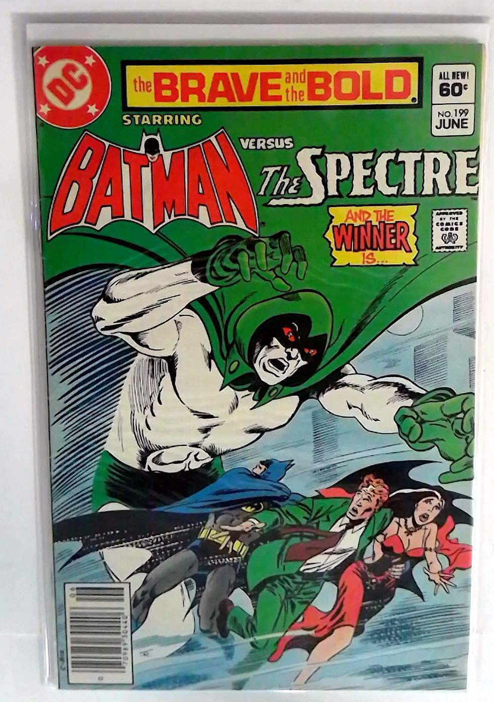 Brave and Bold Batman vs Spectre #199 1983 DC Newsstand Comic Book ...