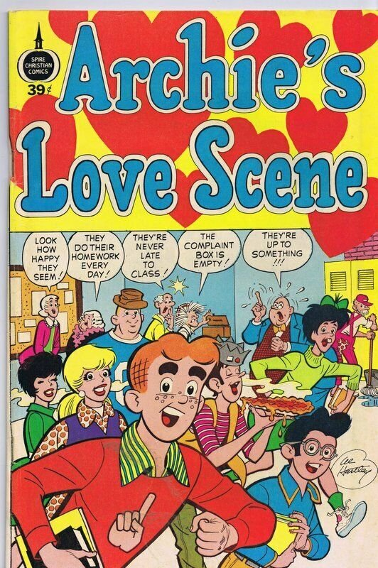 Archie's Love Scene ORIGINAL Vintage 1973 Spire Christian Comics ...