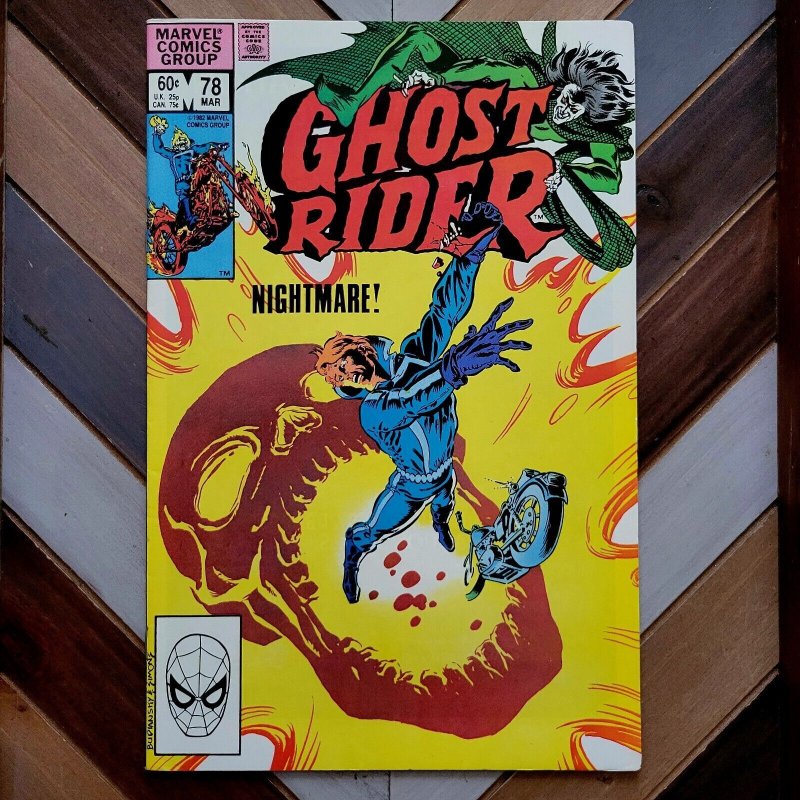 GHOST RIDER #78 VF (Marvel 1983) Story by J.M. DeMatteis ft NIGHTMARE ...